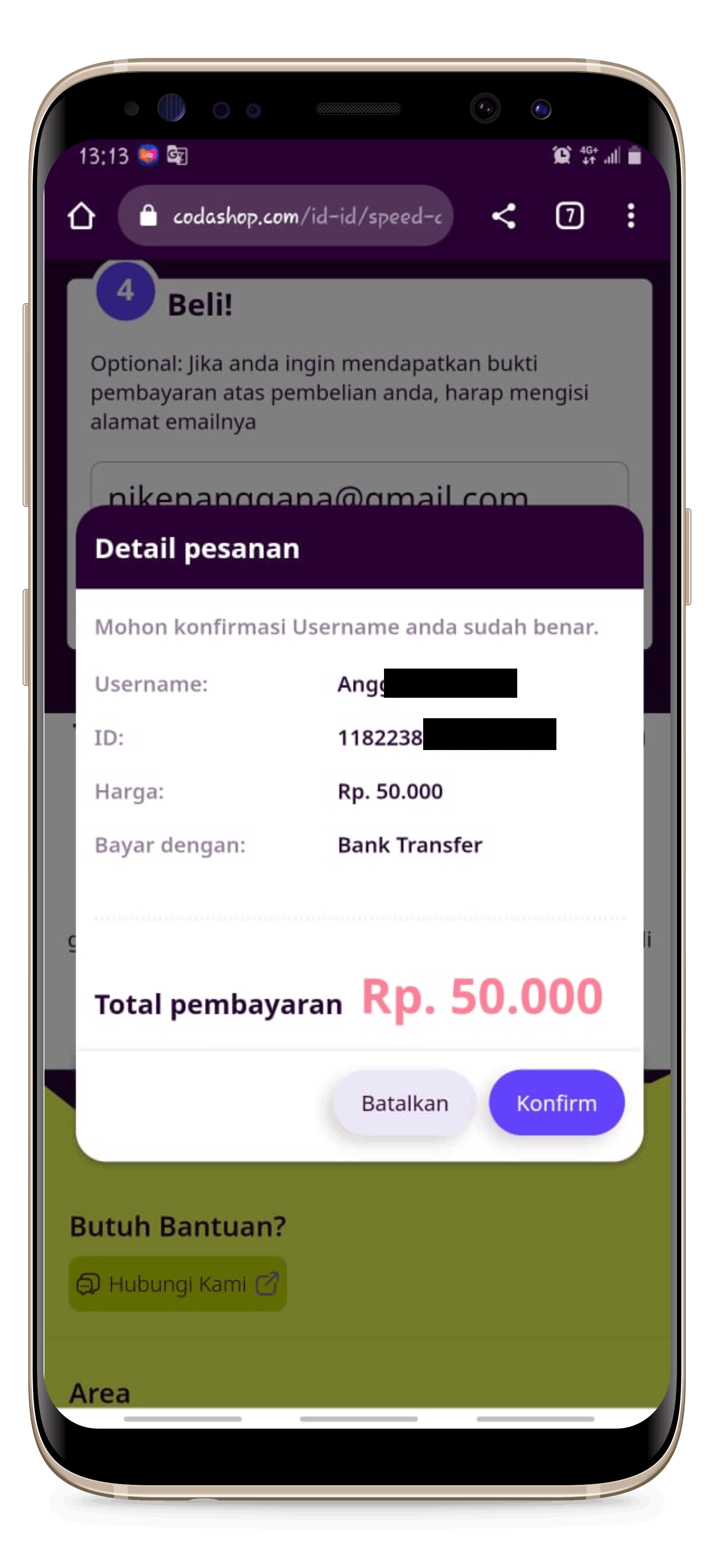 Cara Melakukan Pembayaran dengan Saldo ATM-BRI Mobile – Codashop Indonesia
