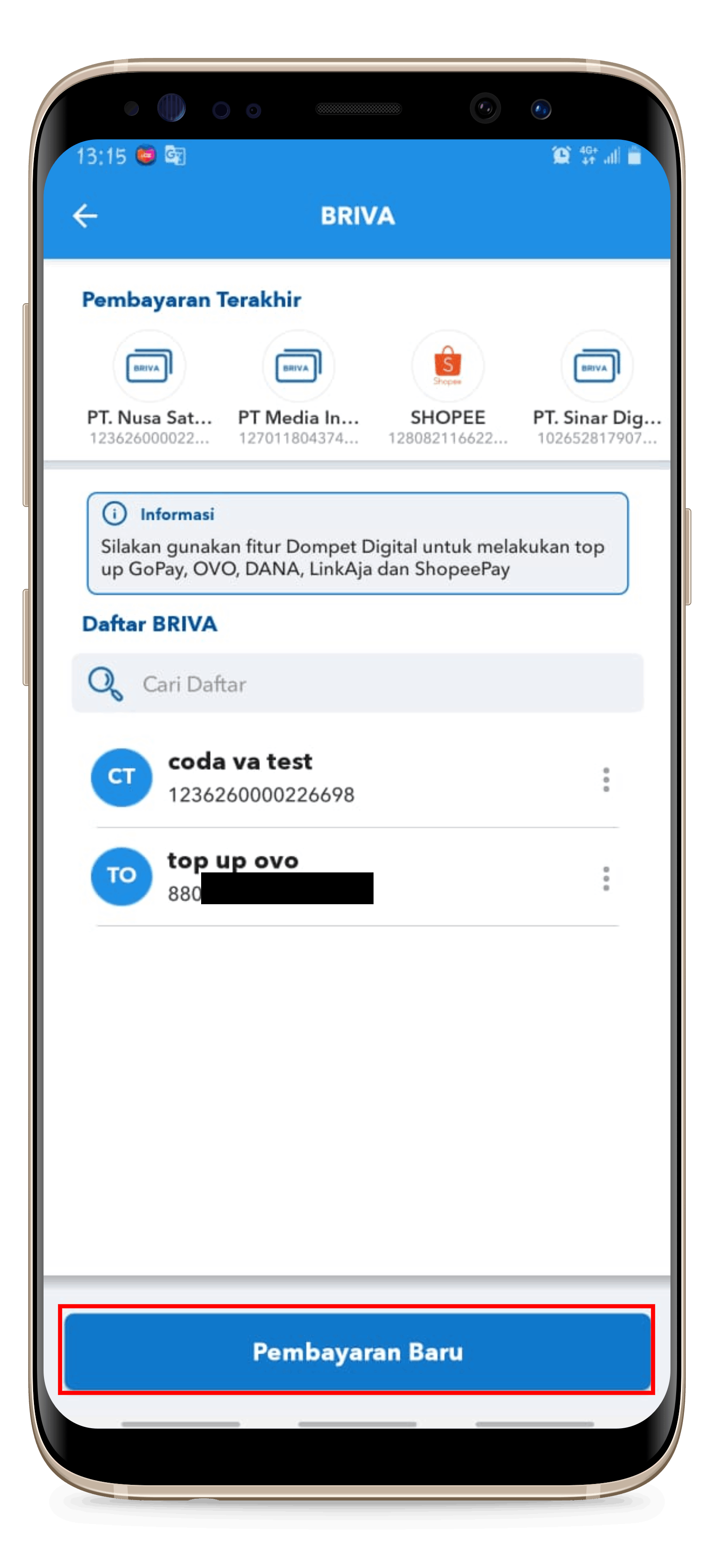 Cara Melakukan Pembayaran dengan Saldo ATM-BRI Mobile – Codashop Indonesia