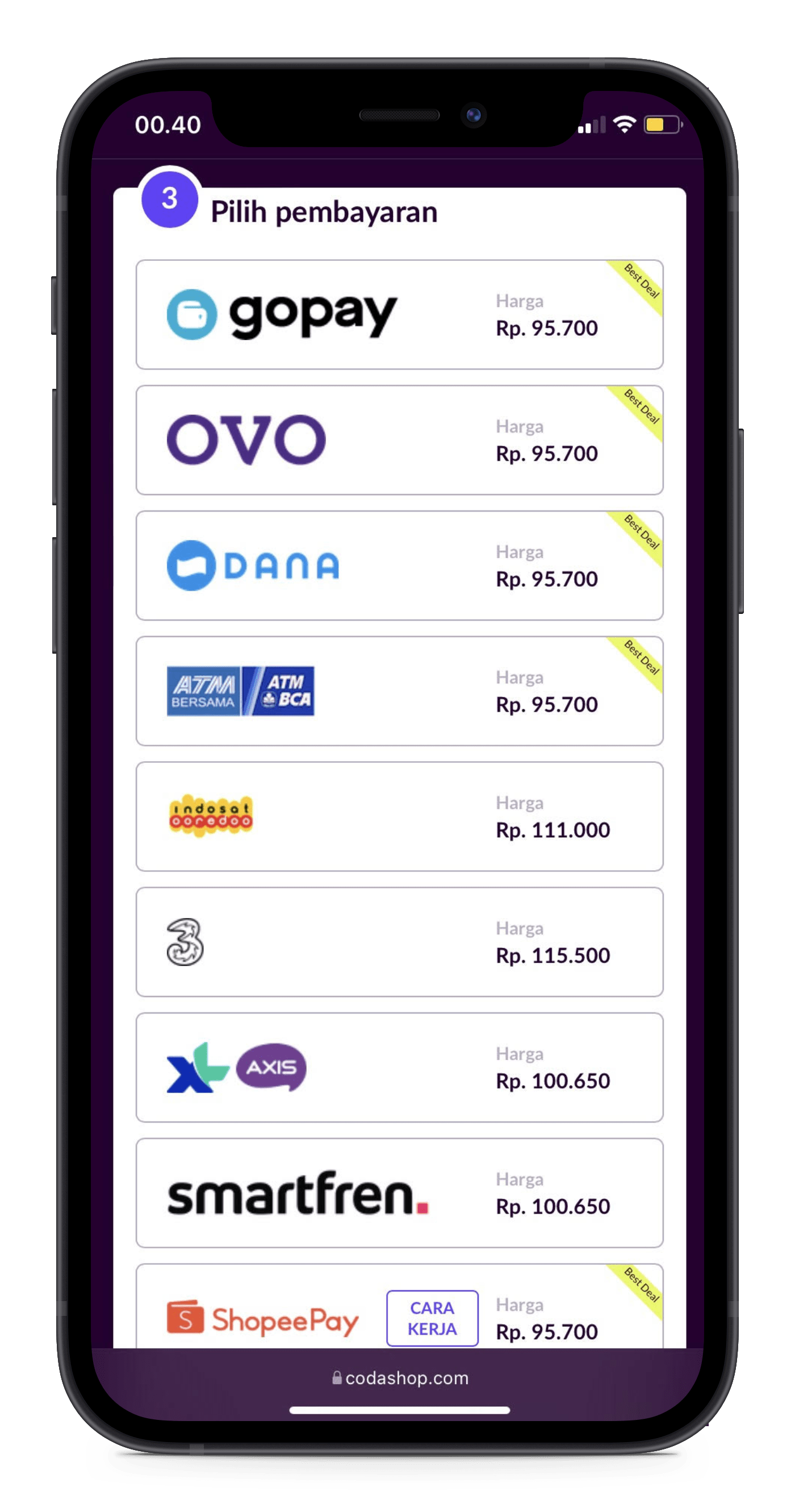 Panduan Pembelian Voucher Tinder – Codashop Indonesia