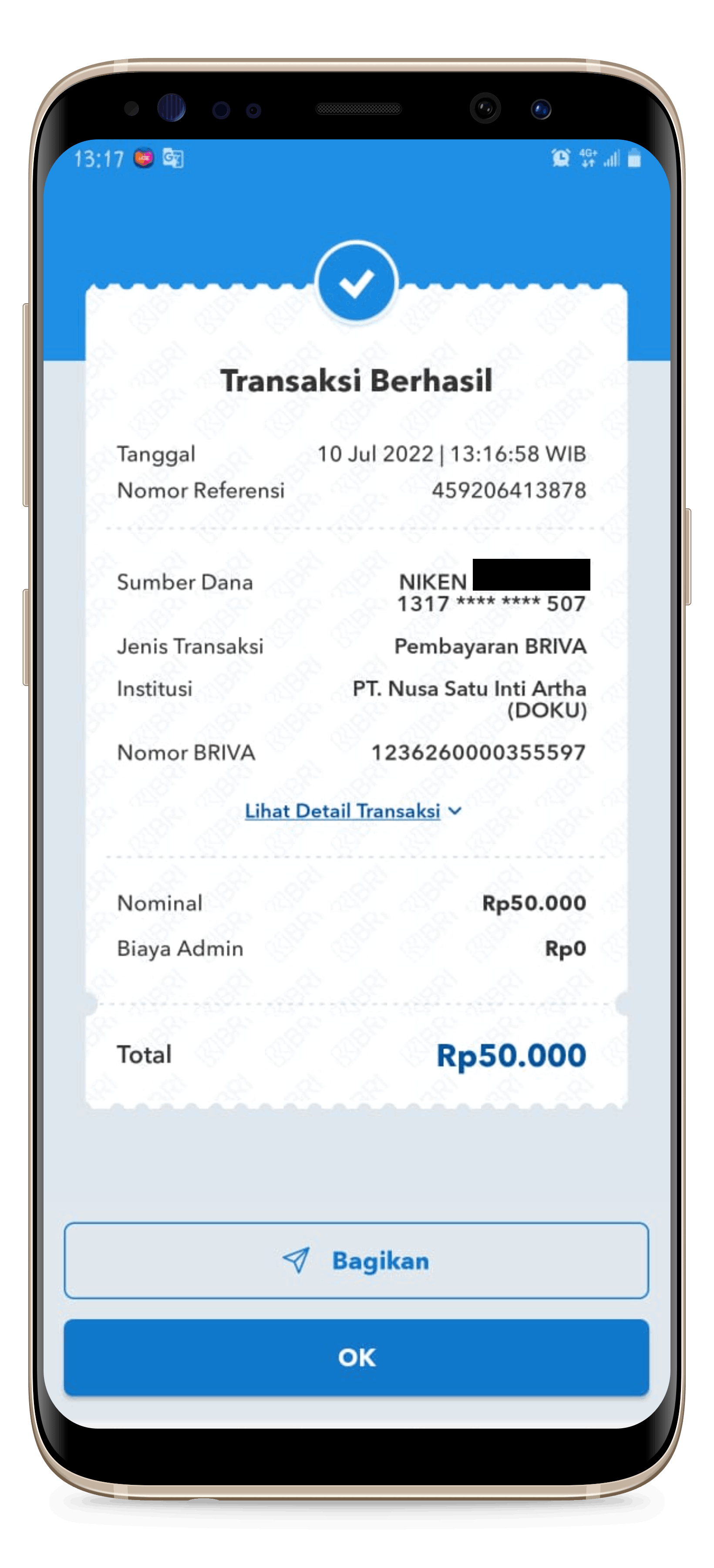 Cara Melakukan Pembayaran dengan Saldo ATM-BRI Mobile – Codashop Indonesia