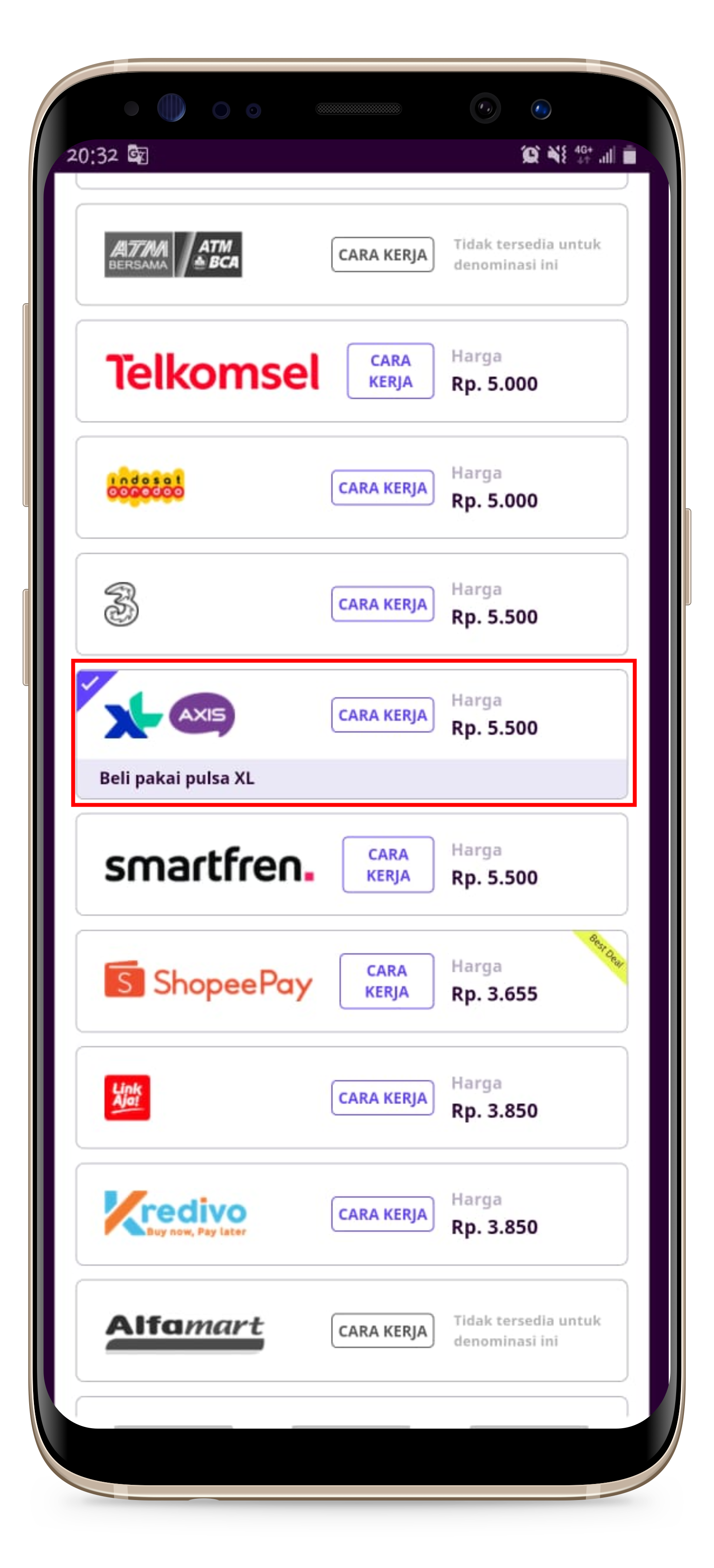 Cara Melakukan Pembayaran dengan Pulsa XL – Codashop Indonesia