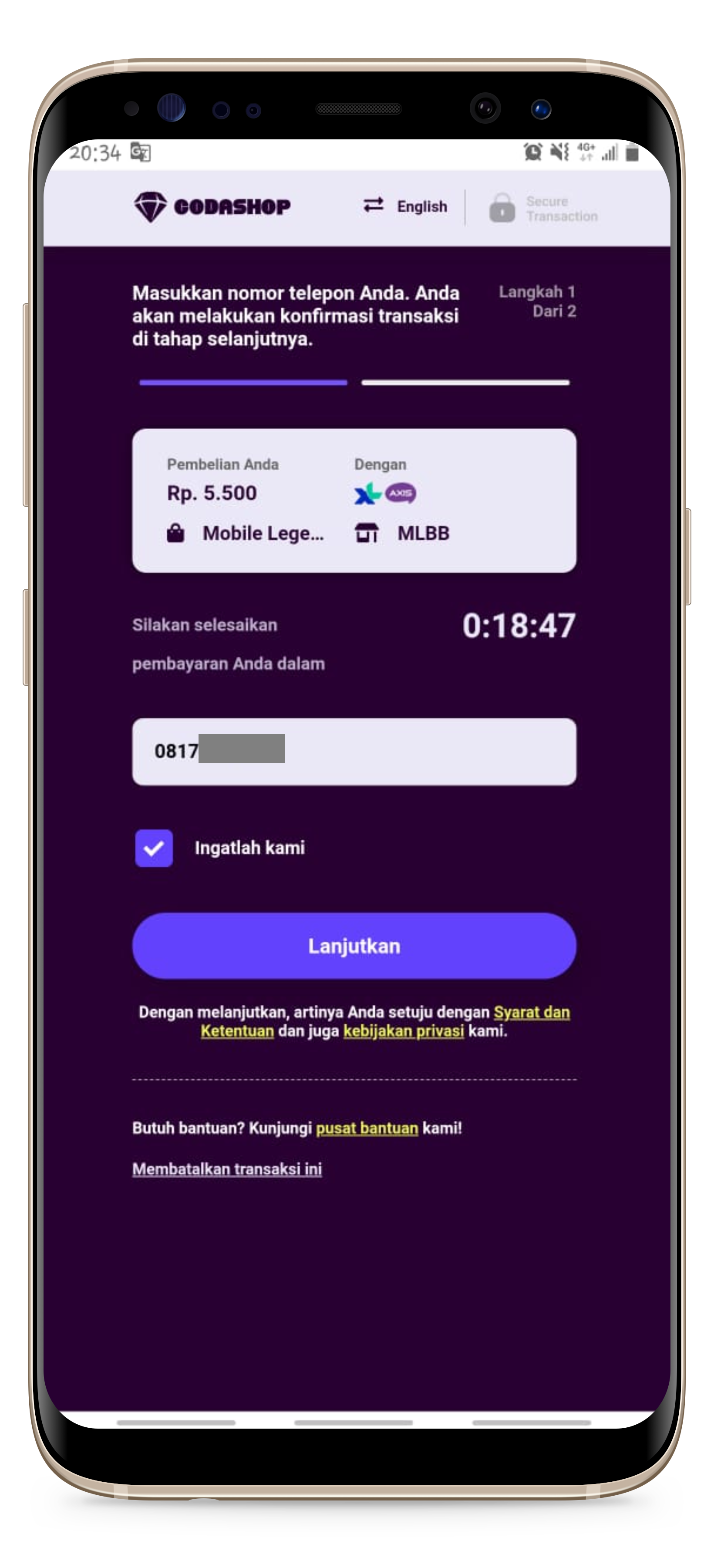 Cara Melakukan Pembayaran dengan Pulsa XL – Codashop Indonesia
