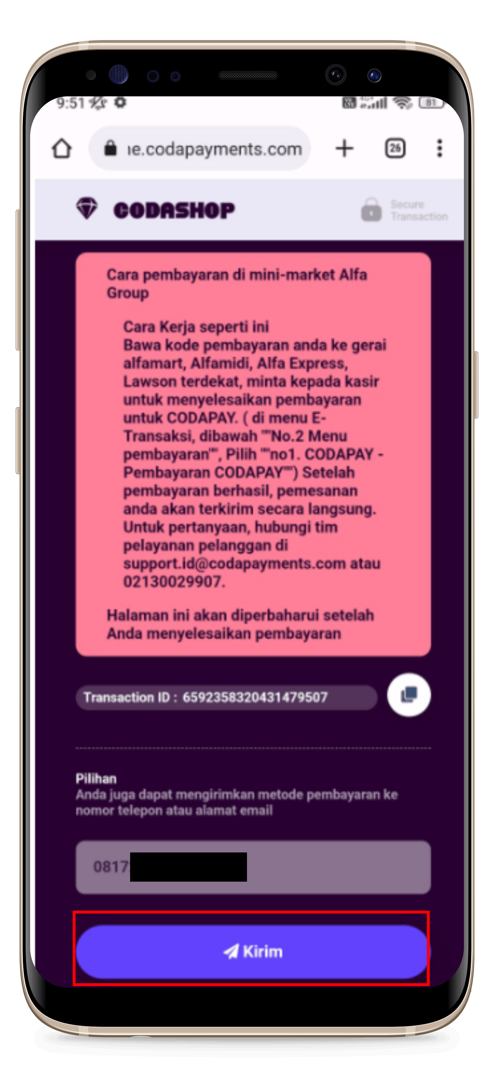 Cara Melakukan Pembayaran di Alfamart – Codashop Indonesia