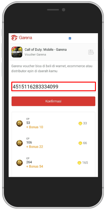 Cara Redeem Garena Shell Voucher - Call of Duty – Codashop Indonesia