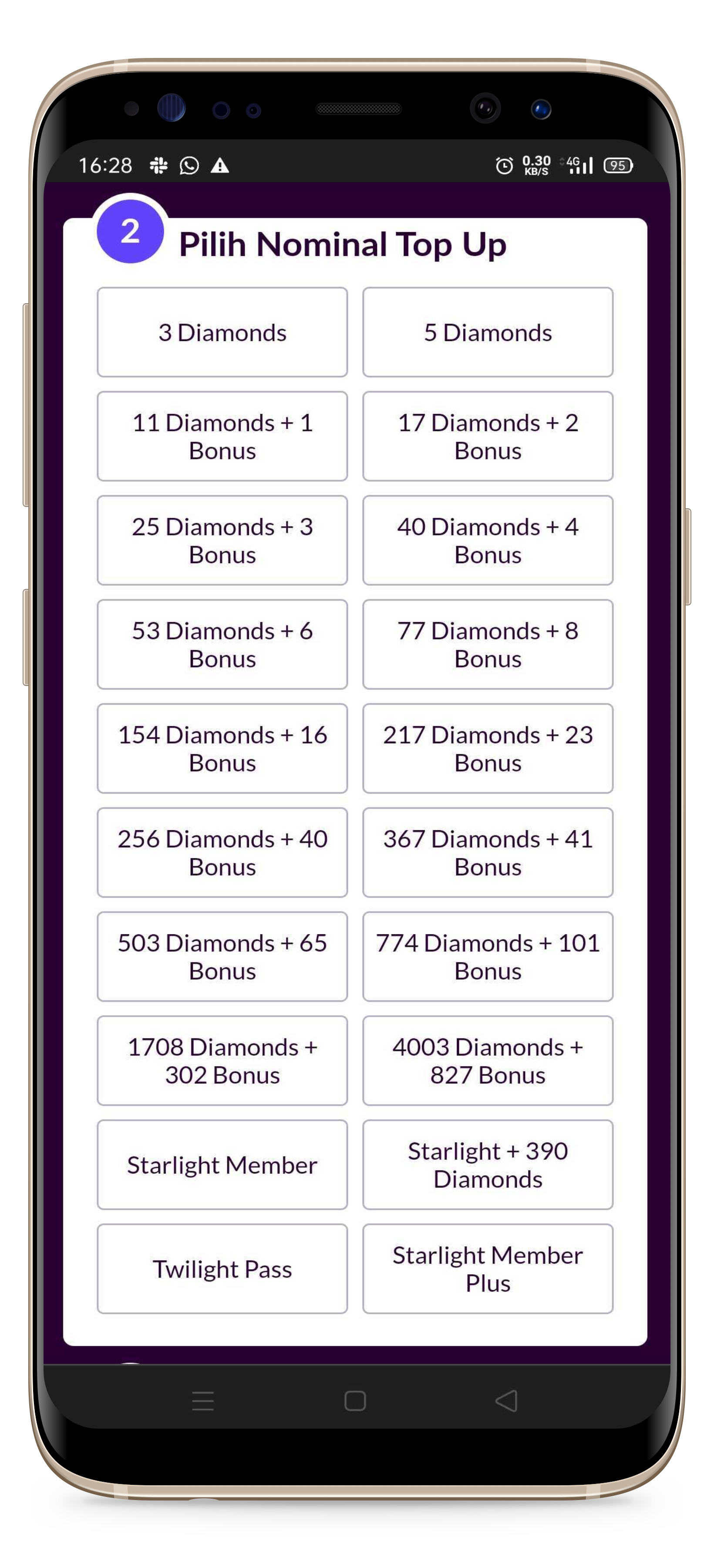 Cara Membeli Diamonds Mobile Legend – Codashop Indonesia