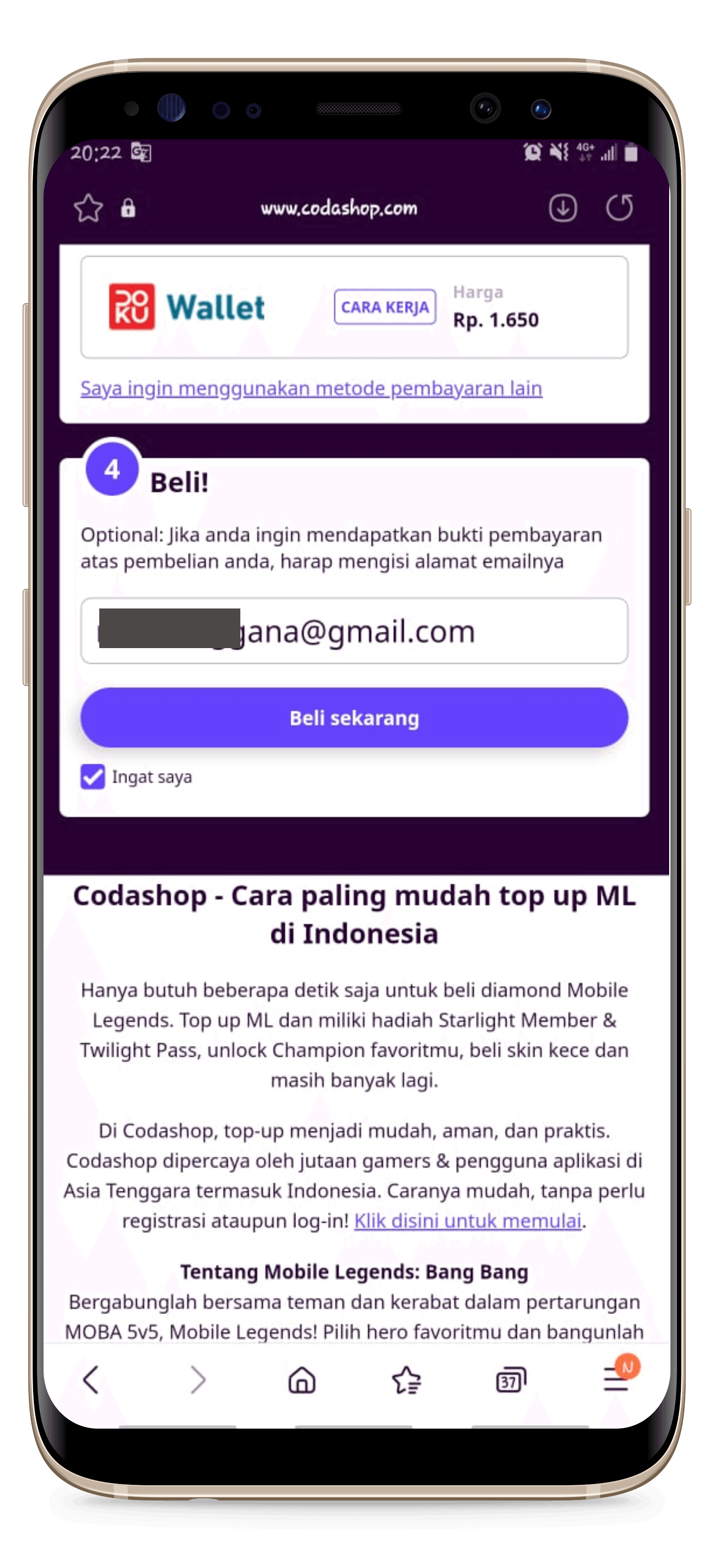 Cara Melakukan Pembayaran dengan Saldo ShopeePay – Codashop Indonesia