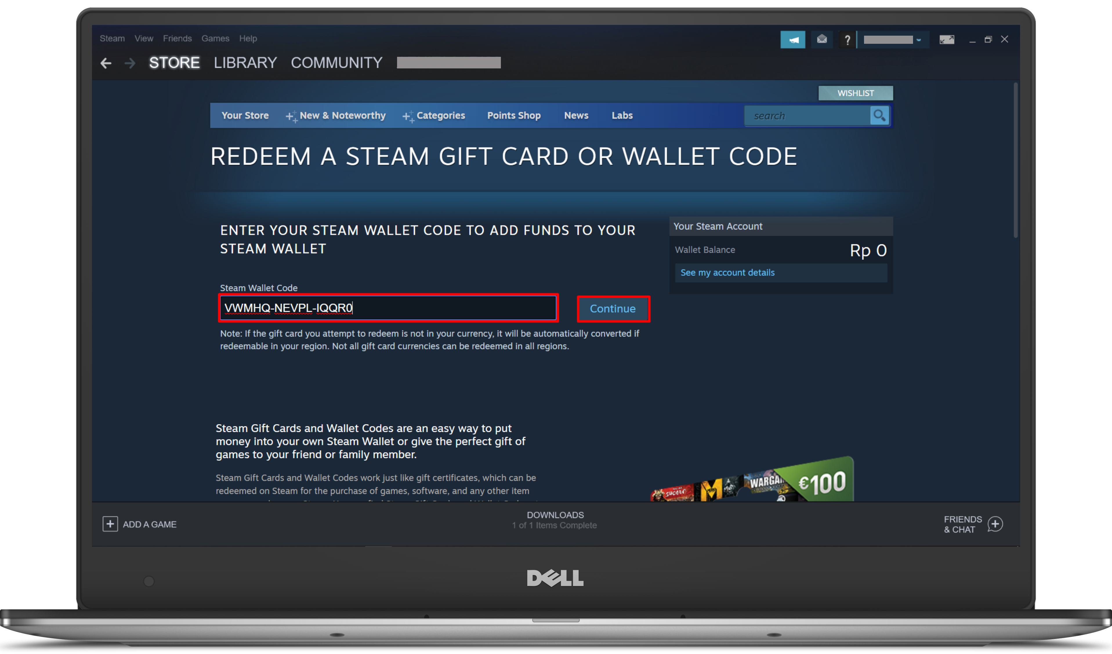 How To Redeem Steam Wallet Voucher Code Codashop Indonesia